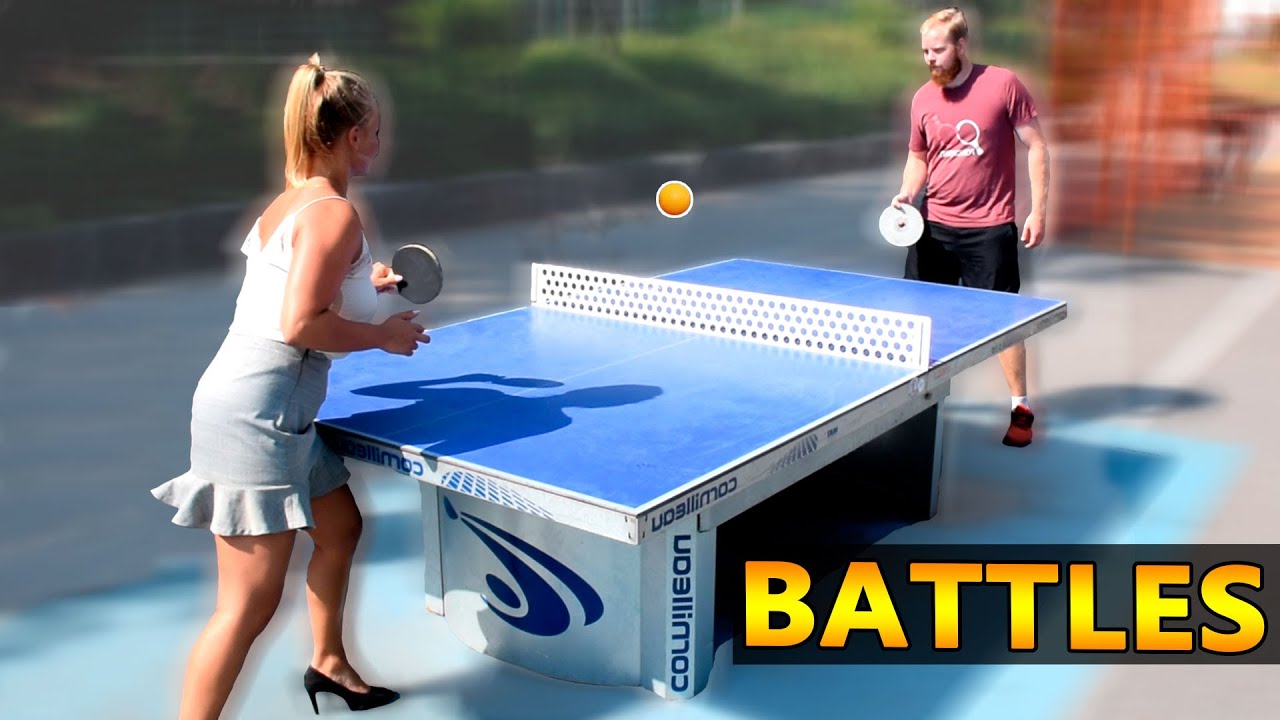 Ping Pong Battles against Strangers 2 - YouTube