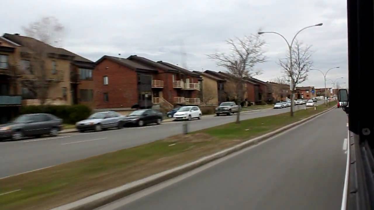 STL Route 27 Metro Cartier to Vimont Laval. - YouTube
