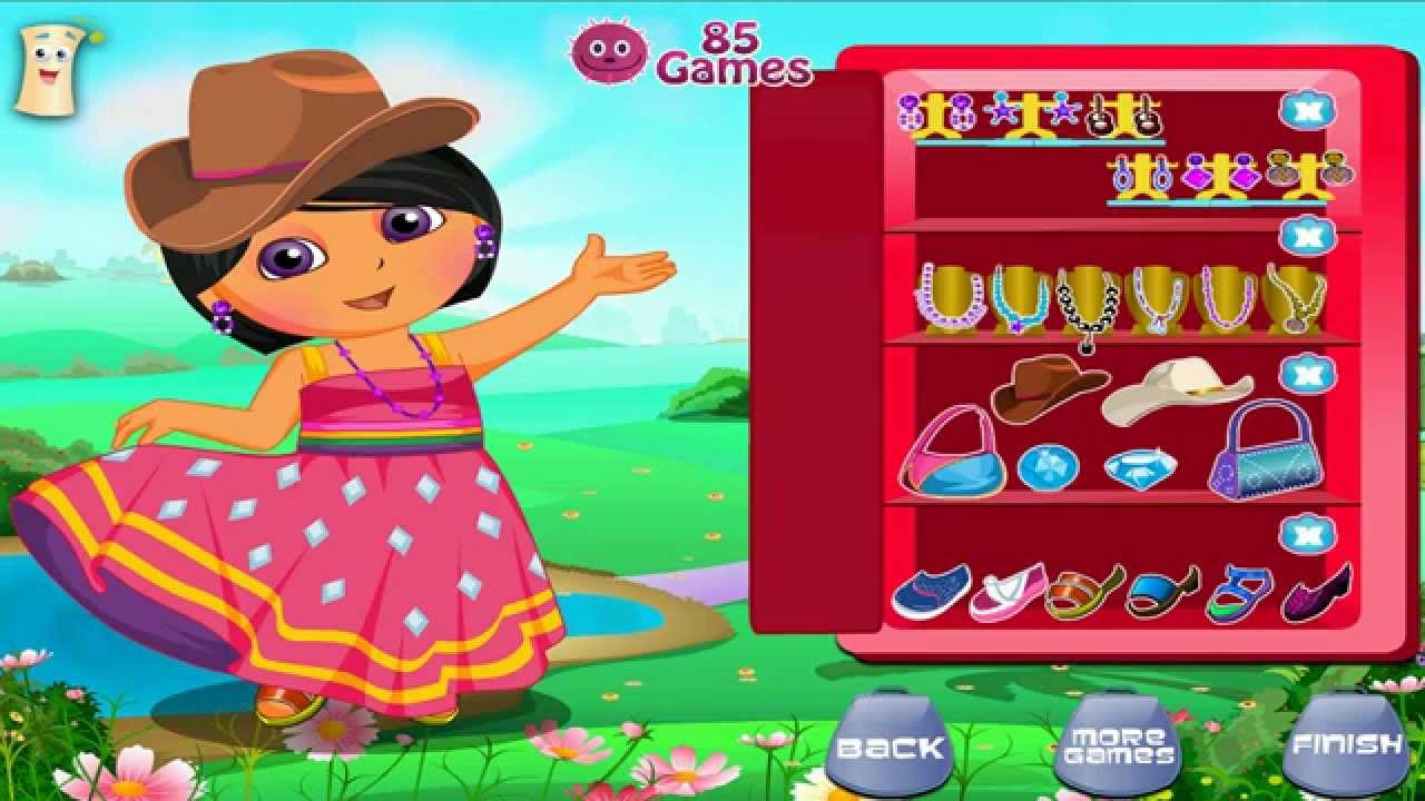 Dora In The Crystal Kingdom Dressup-Dora The Explorer TV Program ...