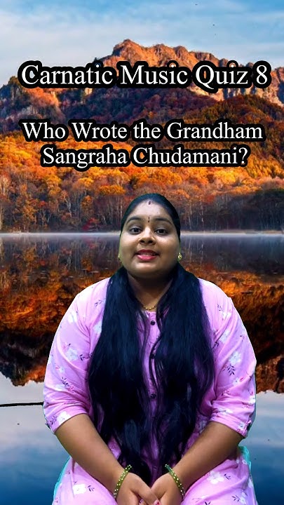 Carnatic Music Quiz Question Series Question 8#durgamythreyee - YouTube