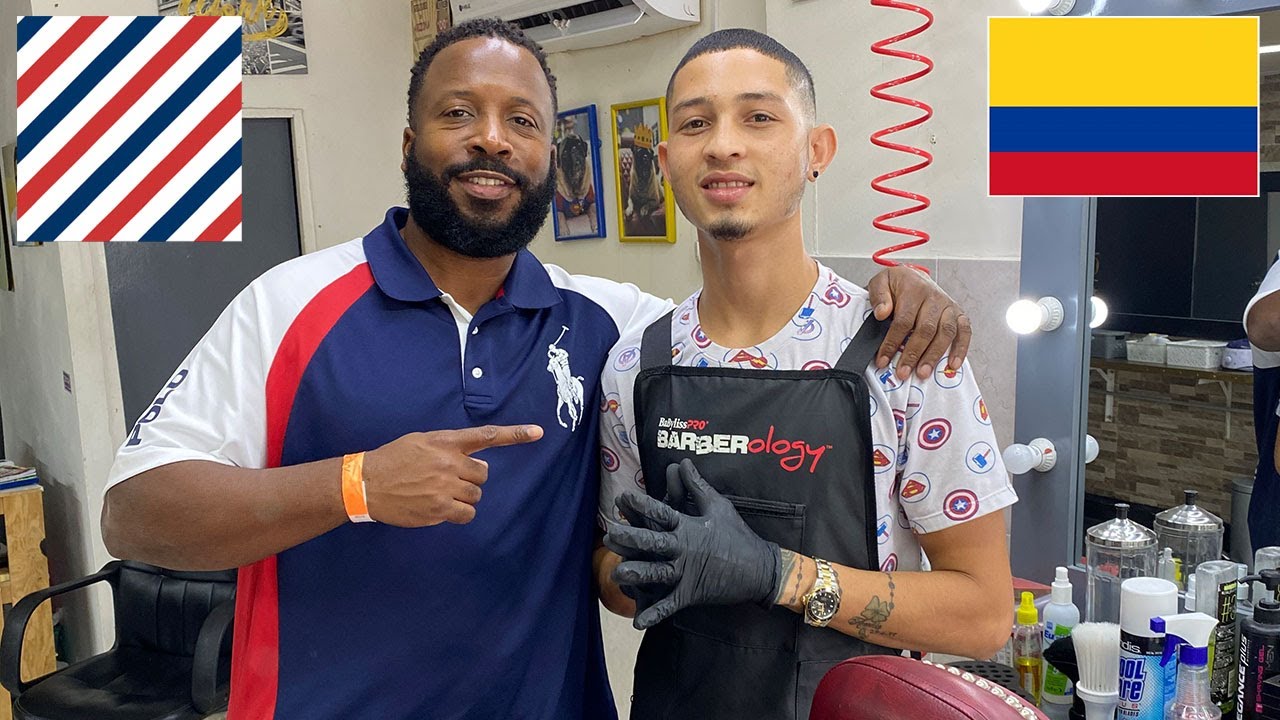 Emil Barber || Cartagena Colombia || International Barbers # ...