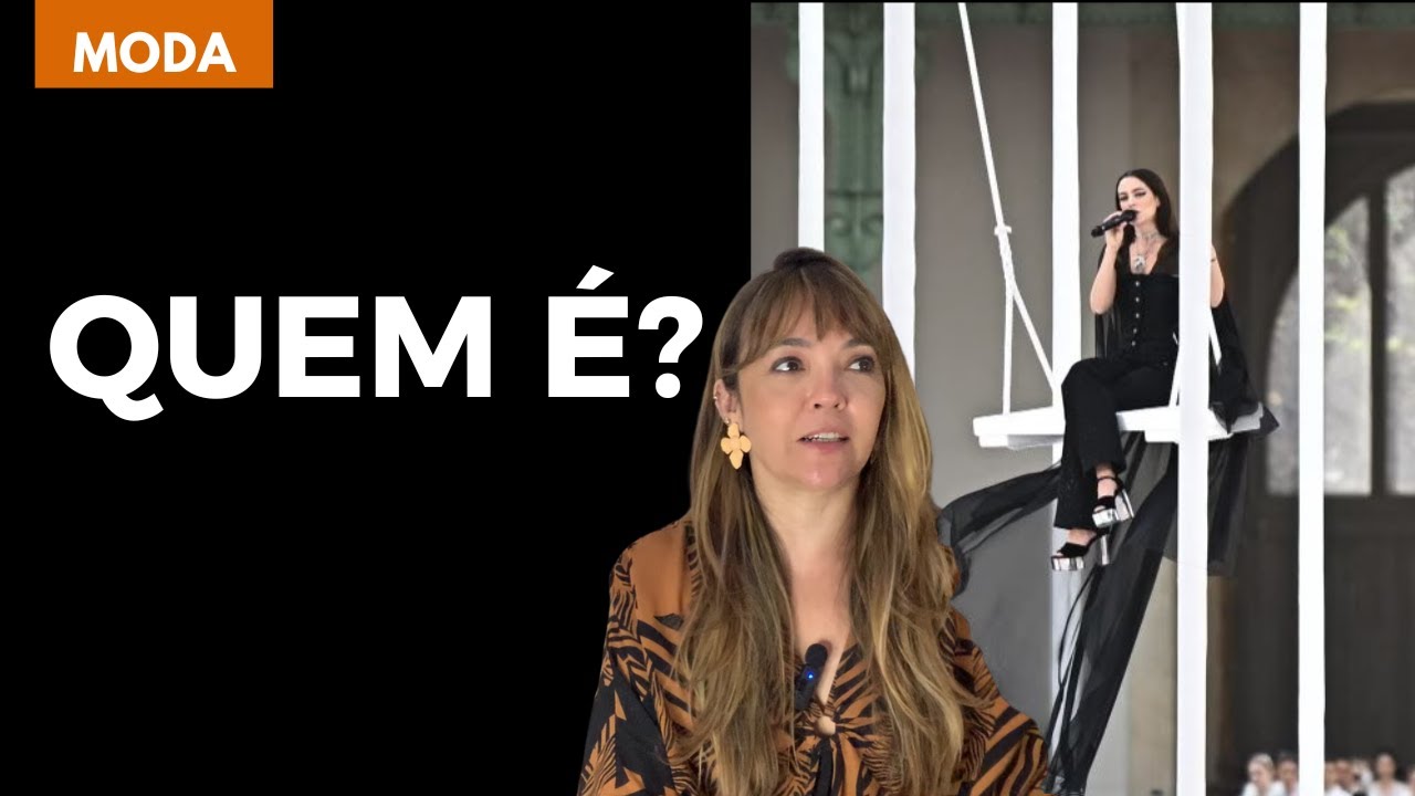 QUEM era a CANTORA do DESFILE da CHANEL? E o que a GAIOLA fazia lá ...