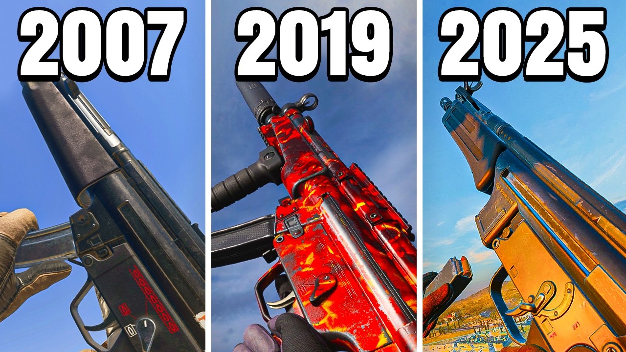 I Used the MP5 in EVERY Call of Duty! - YouTube