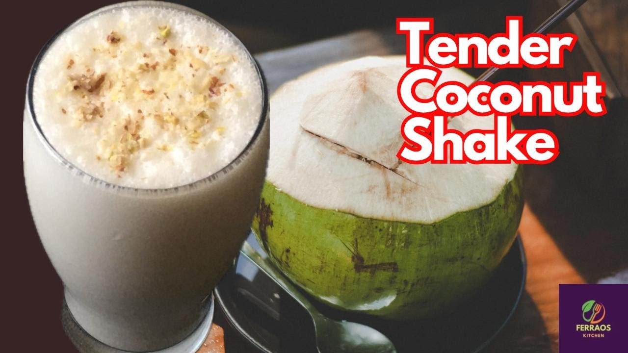 Tender Coconut Shake | कोकोनट मिल्कशेक | Milkshake Recipe | Street ...