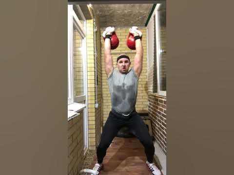 Толчок гирь по Длинному циклу 32+32 кг/интервалы 1 мин/7 раз - YouTube