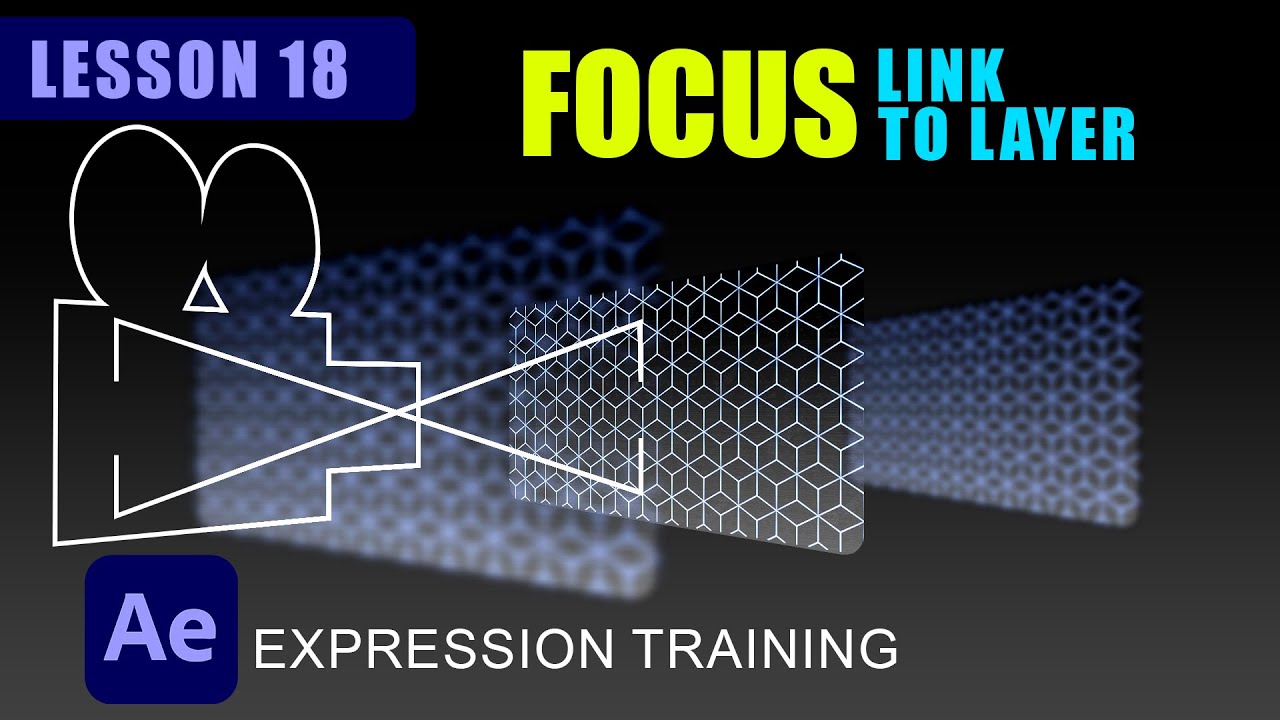 How to Link Camera Focus Distance to a Layer l After Effects Expression ...