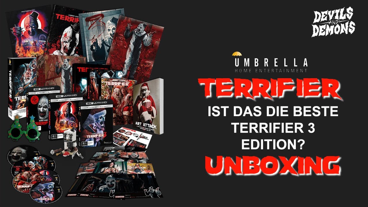 TERRIFIER 3 - ART ATTACK COLLECTOR'S EDITION UNBOXING - Die beste ...