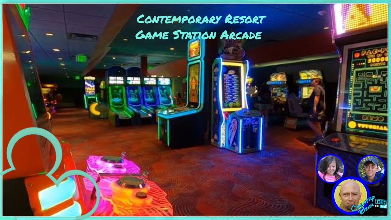 Disney's Contemporary's Resort Game Station Arcade | 4K | 2023 - YouTube