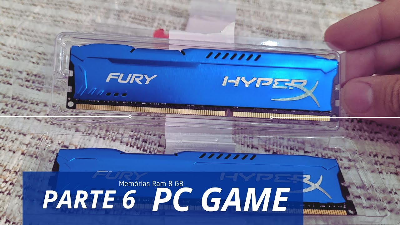 PARTE 6 : CHEGOUU AS MEMORIAS RAM 8GB , MUITOS TOPS PROJETO PC DE POBRE ...