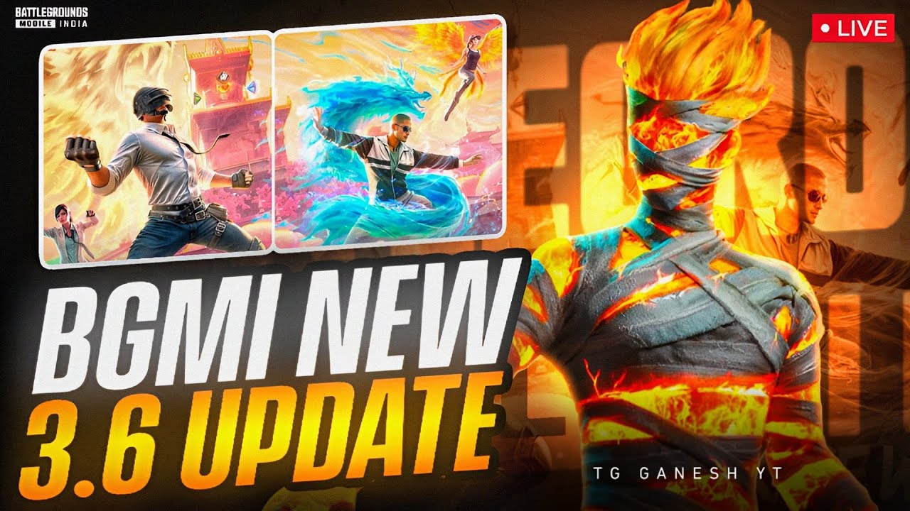 ️BGMI 3..6 UPDATE IS HERE! LET'S EXPLORE AND WIN IN NEW UPDATE LIVE ...