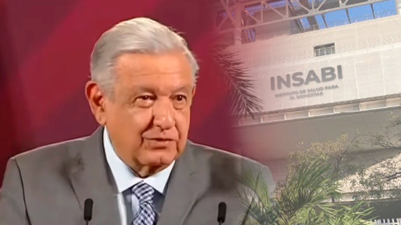 AMLO ADELANTA QUE MAÑANA VAN A ACLARAR LA MODIFICACIÓN AL INSABI - YouTube