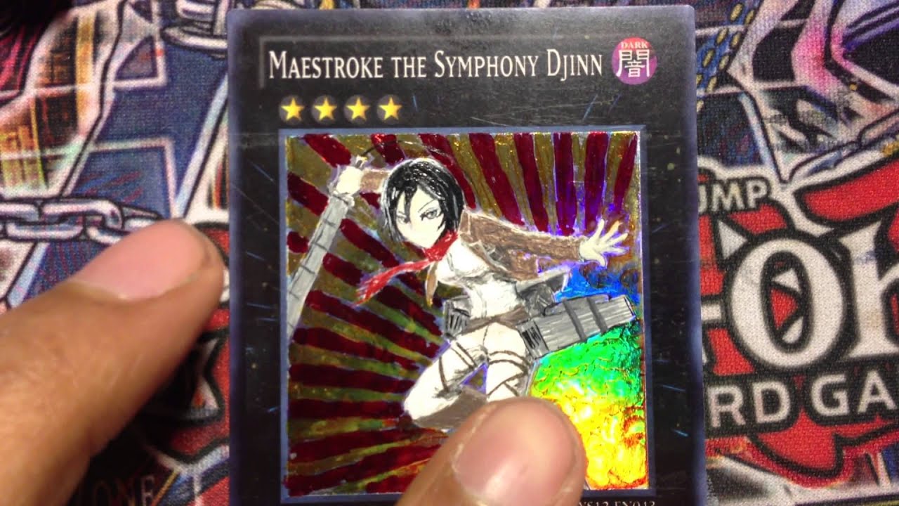 Yugioh Altered Art- Ep. 7: Maestroke as Mikasa Ackerman (Attack on ...