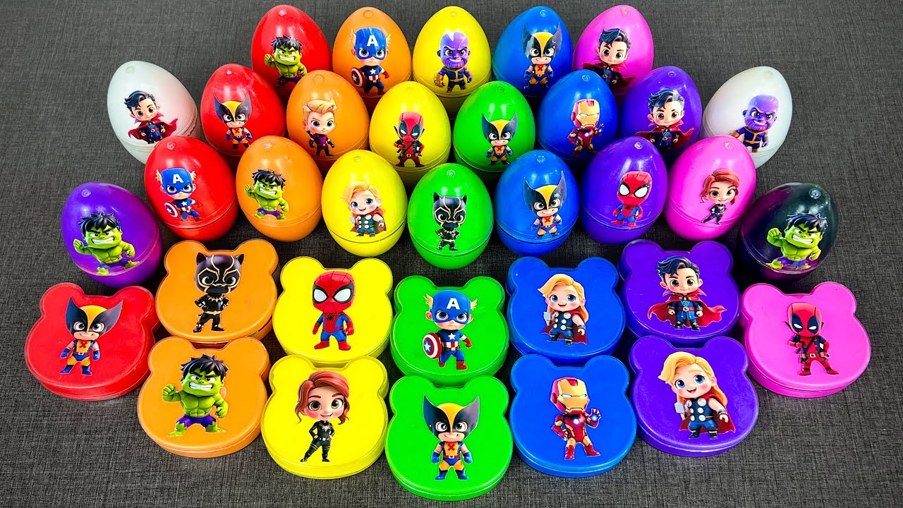 Marvel Slime 🦸‍♂️ Journey to Find Slime Eggs Secrets with Iron Man and ...