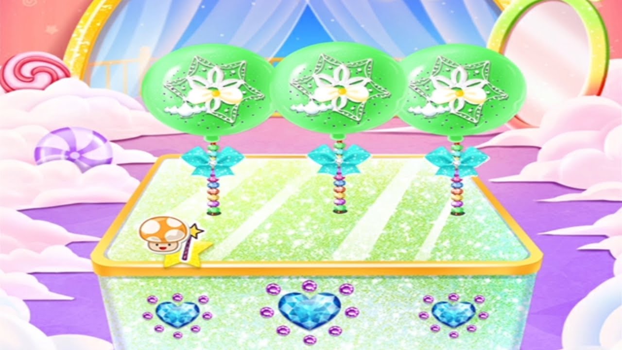 Glitter Unicorn Cake Pop Maker Game | Fun Care Kids Game - YouTube