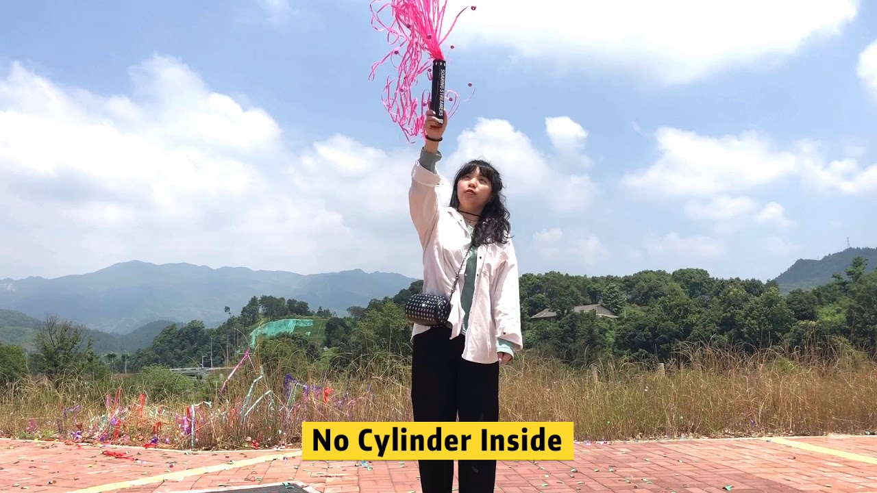 Boomwow Gender Reveal Soaring Streamers Pink - YouTube