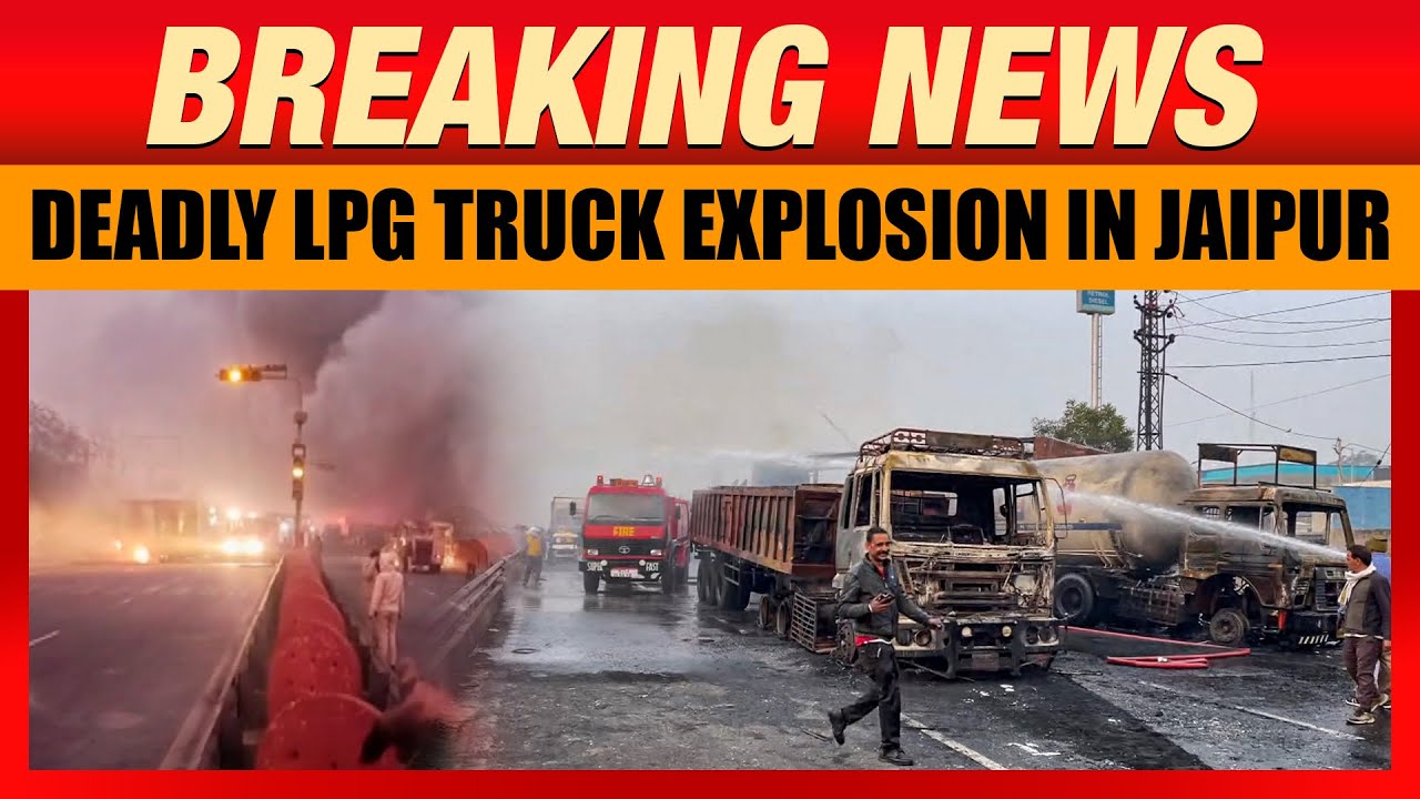Tragic Fire Incident on Jaipur-Ajmer Highway: 14 Dead, Many Injured in ...