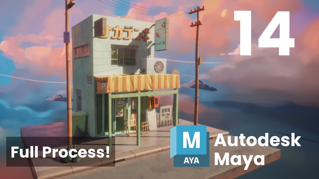 Part 14 - Modeling Stylized Japanese Store - YouTube