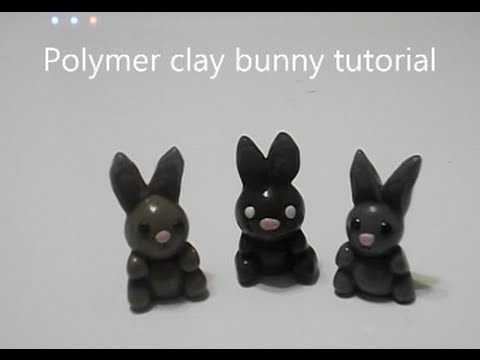 Polymer clay bunny rabbit tutorial - YouTube