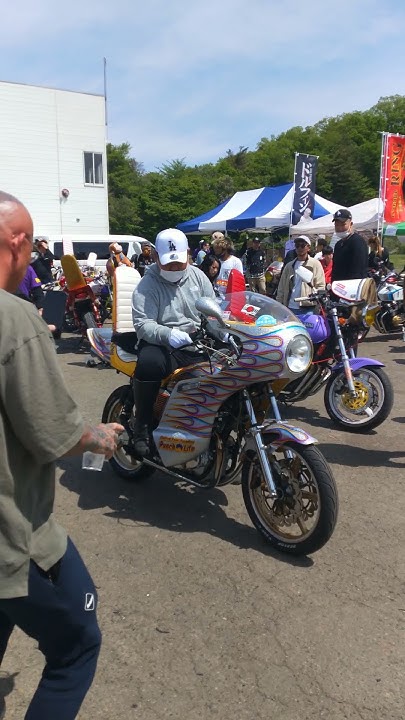 【NM5復活祭2023】激吸！！GS400 吸い込みコール動画【旧車會】 - YouTube