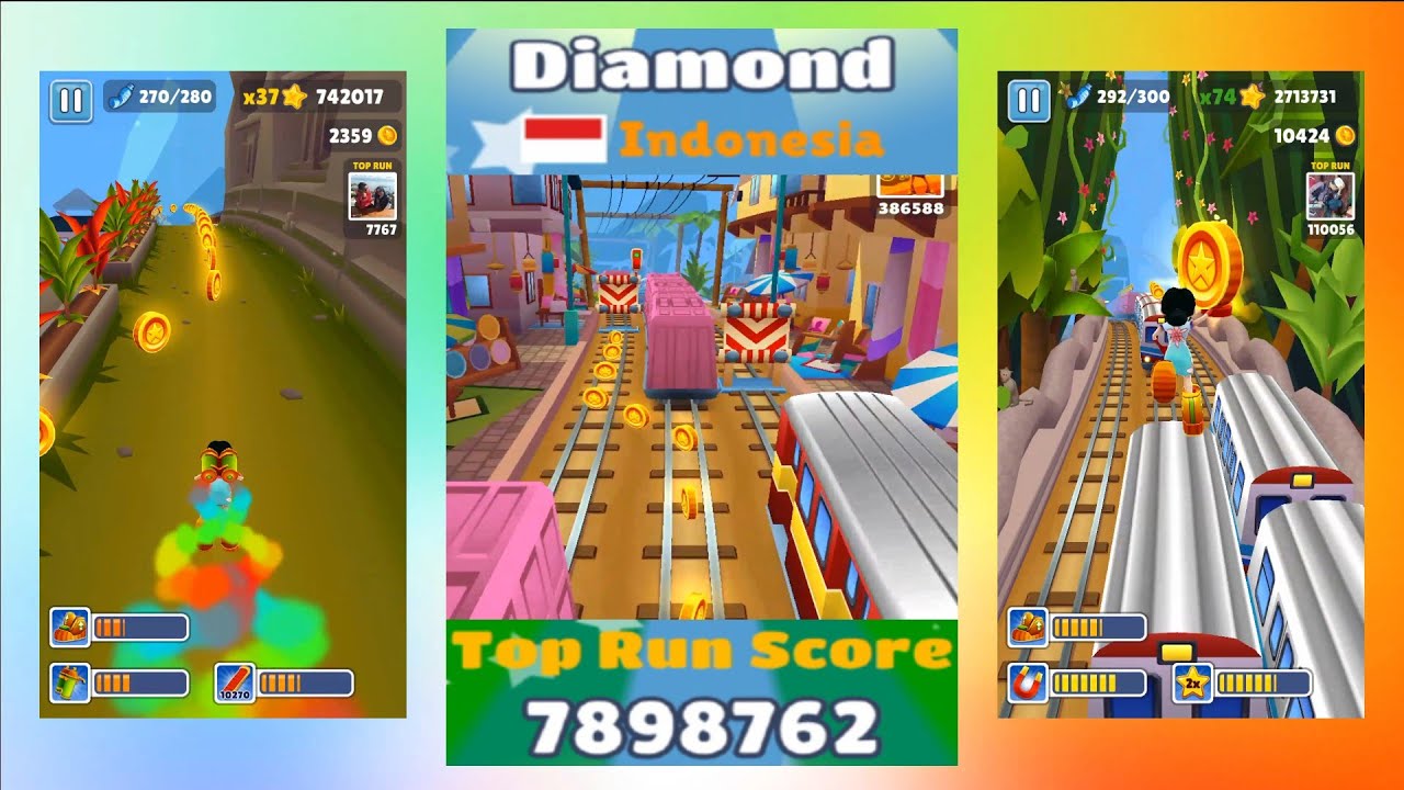 Subway Surfers Best Score Top Run Indonesia - YouTube
