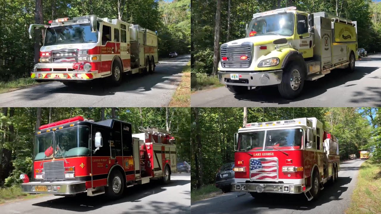 Multiple Departments Responding, Luzerne Fire, Working Structure Fire ...