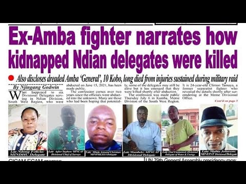 Two Amba boys Terminated in Buea mile 16 | #Ambazonia files presented ...