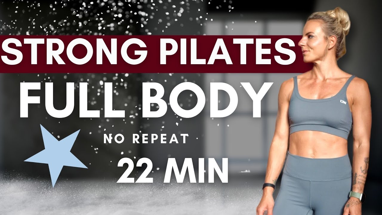 22 Min Full Body Strong Pilates | Tone your Body ⭐️ 2. Advent (no ...