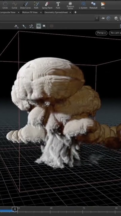 Houdini explosion tutorial + Project File | #shorts - YouTube