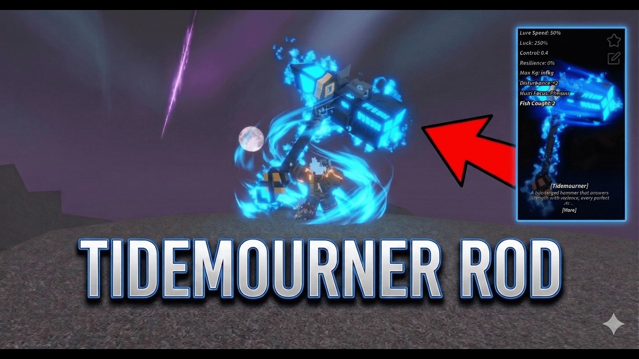 Cómo Conseguir la TIDEMOURNER ROD en Fisch (Guía Completa) - YouTube