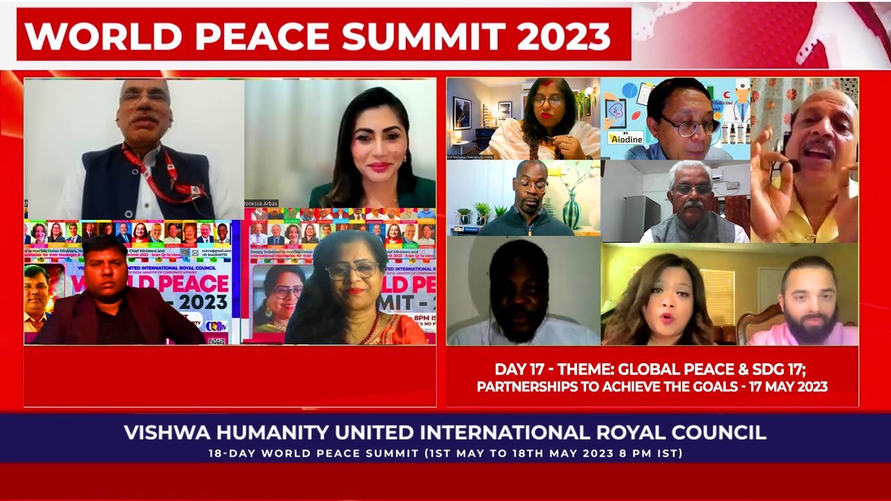 World Peace Summit 2023 Day 17 -SDG 17: Partnerships for Achieving ...