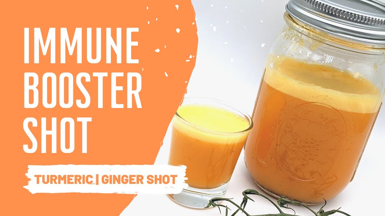 IMMUNE/ENERGY BOOSTER 💥⛽ | TURMERIC GINGER SHOT‼️ - YouTube