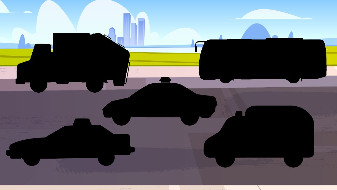 Guess and Learn City Vehicles by Shadow | Vocabulary For Kids ...