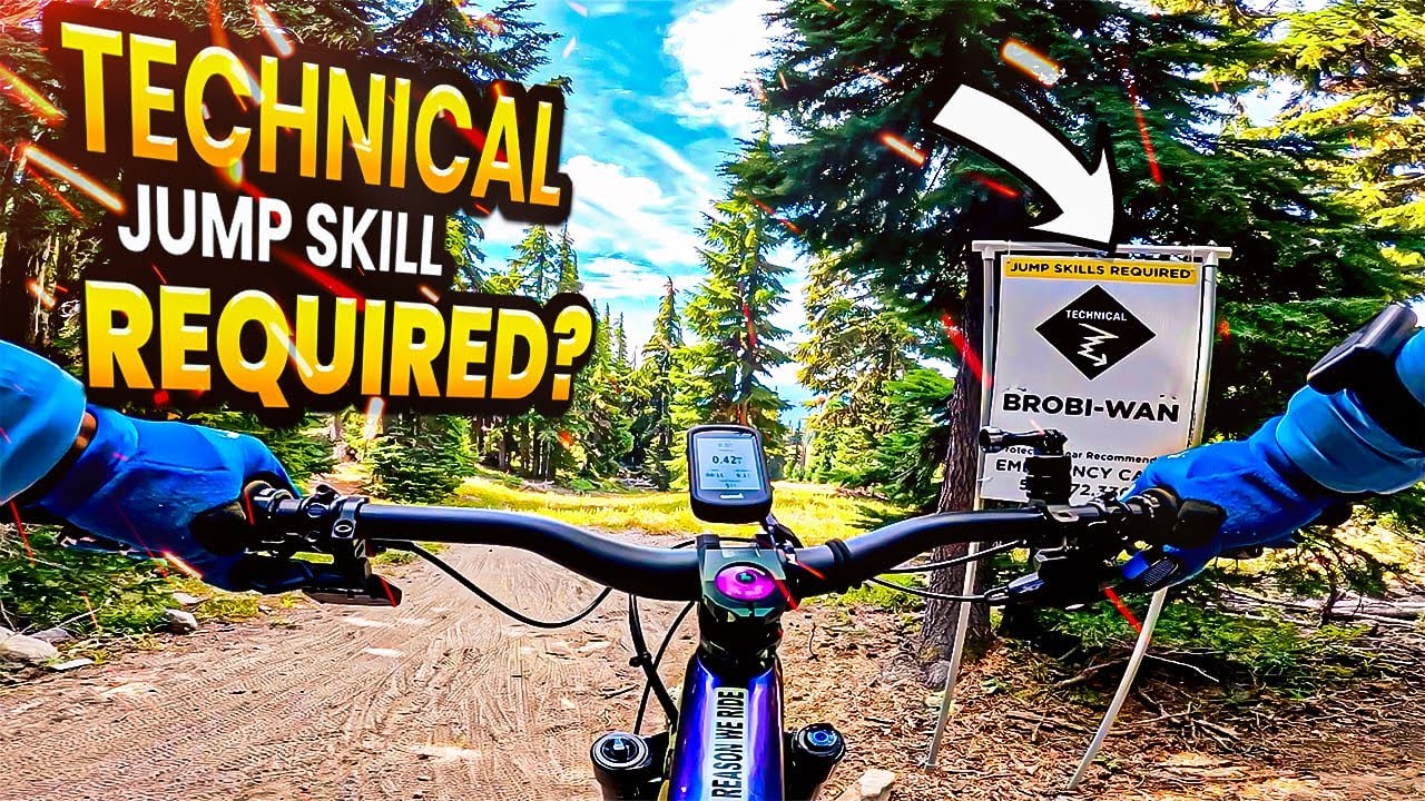We ride the Opening Trail at Timberline Bike Park | Brobi-Wan - YouTube