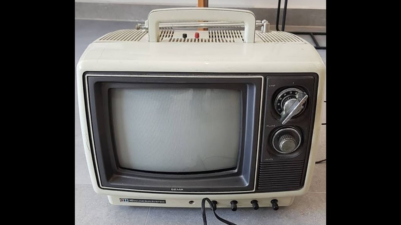 TV de tubo Semp 10IL funcionando perfeitamente. - YouTube