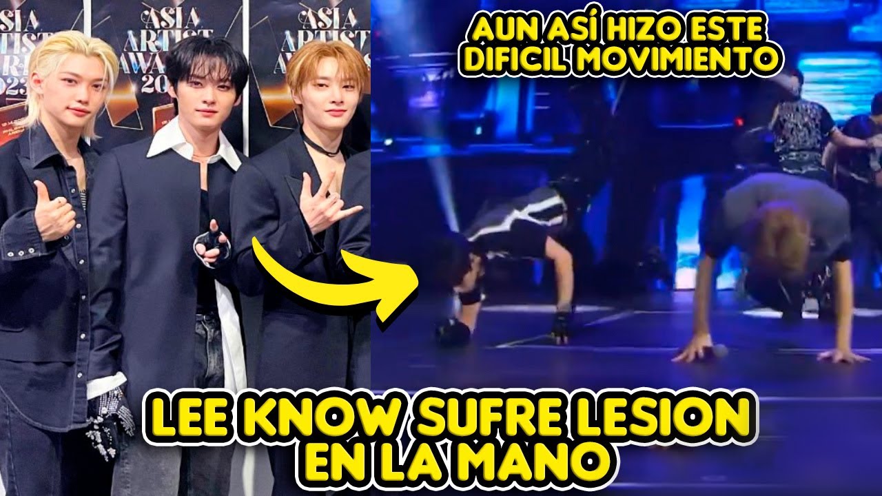 JYPE INFORMA QUE LEE KNOW SUFRIO LESION EN LA MANO + HACE DIFICIL ...