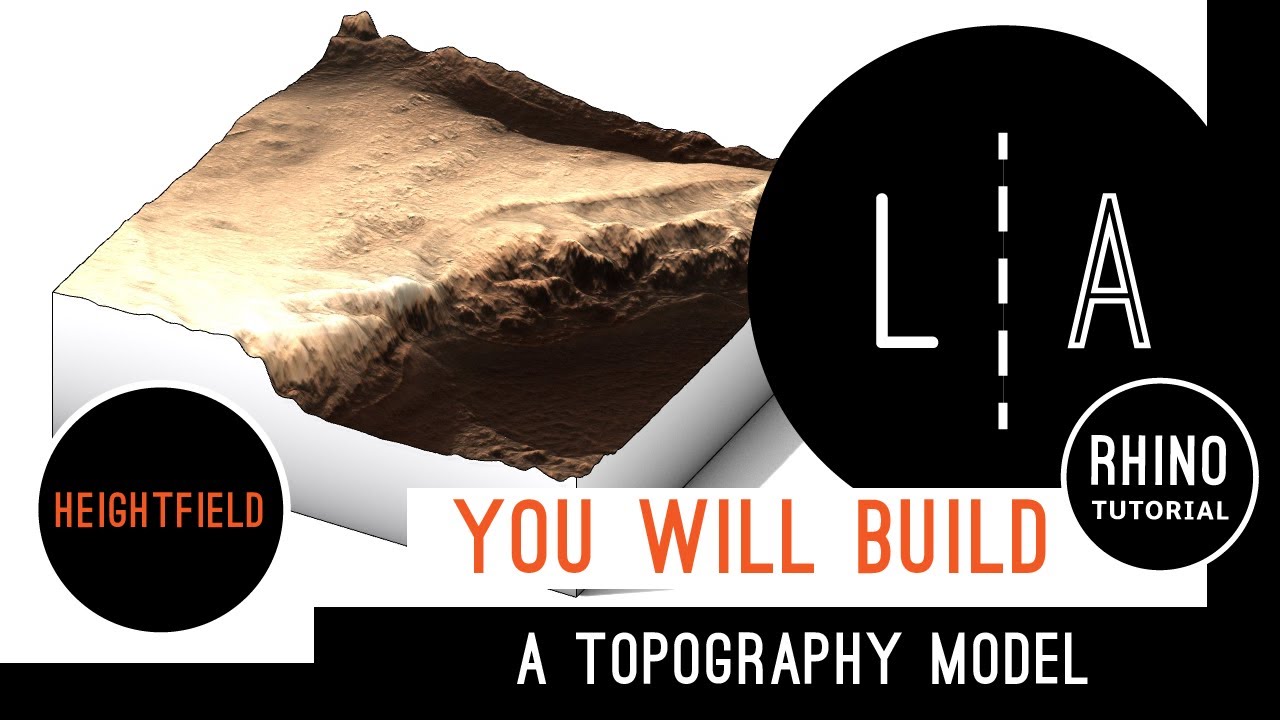 Rhino Topography From Image Using Heightfield Youtube