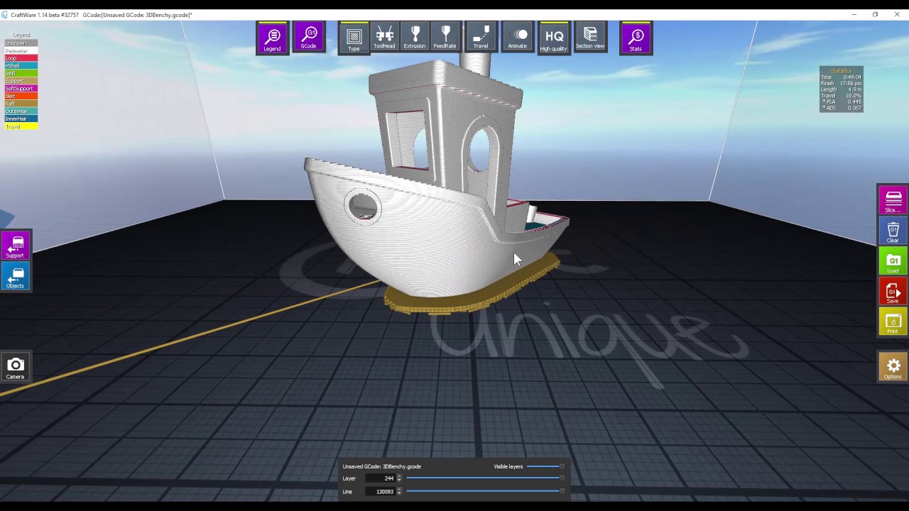 CraftWare with Creality CR 10 - YouTube