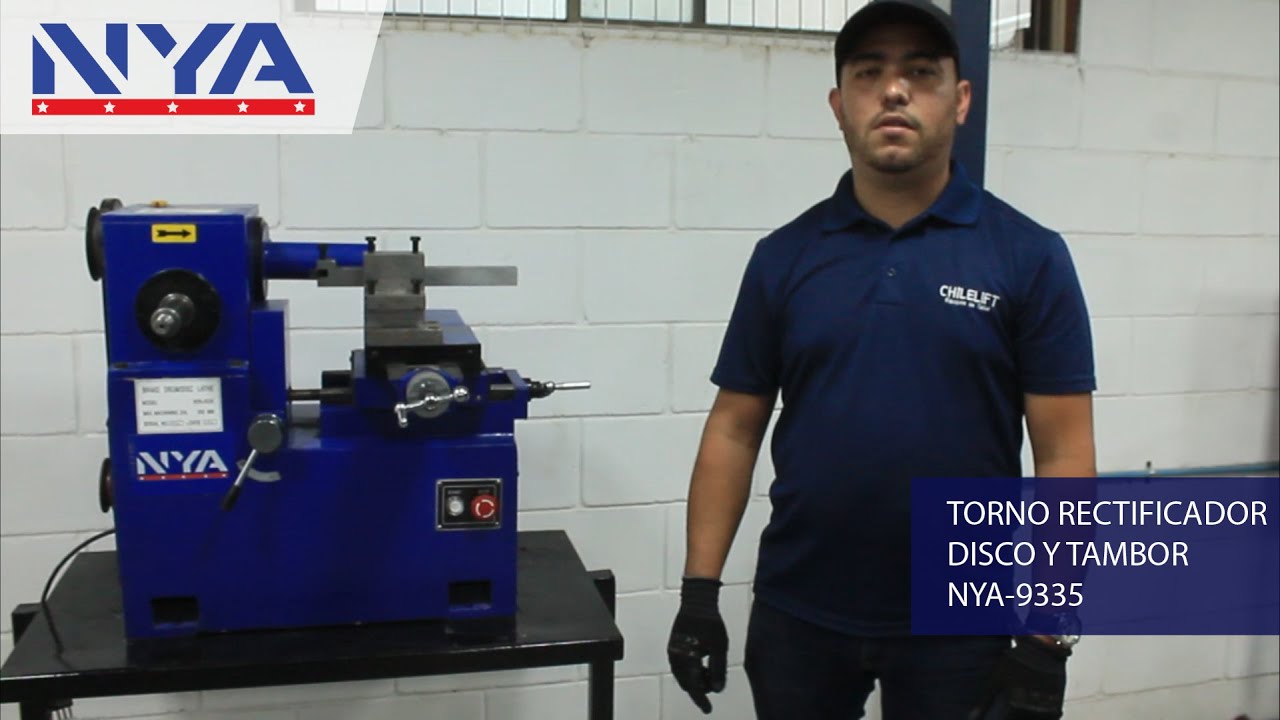 Aprende a rectificar discos y tambores de frenos con un torno NYA-9335 ...