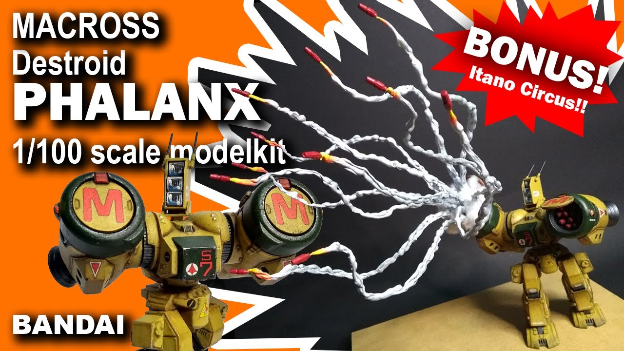 Macross Destroid PHALANX - Bandai 1/100 modelkit - Custom Itano Circus ...