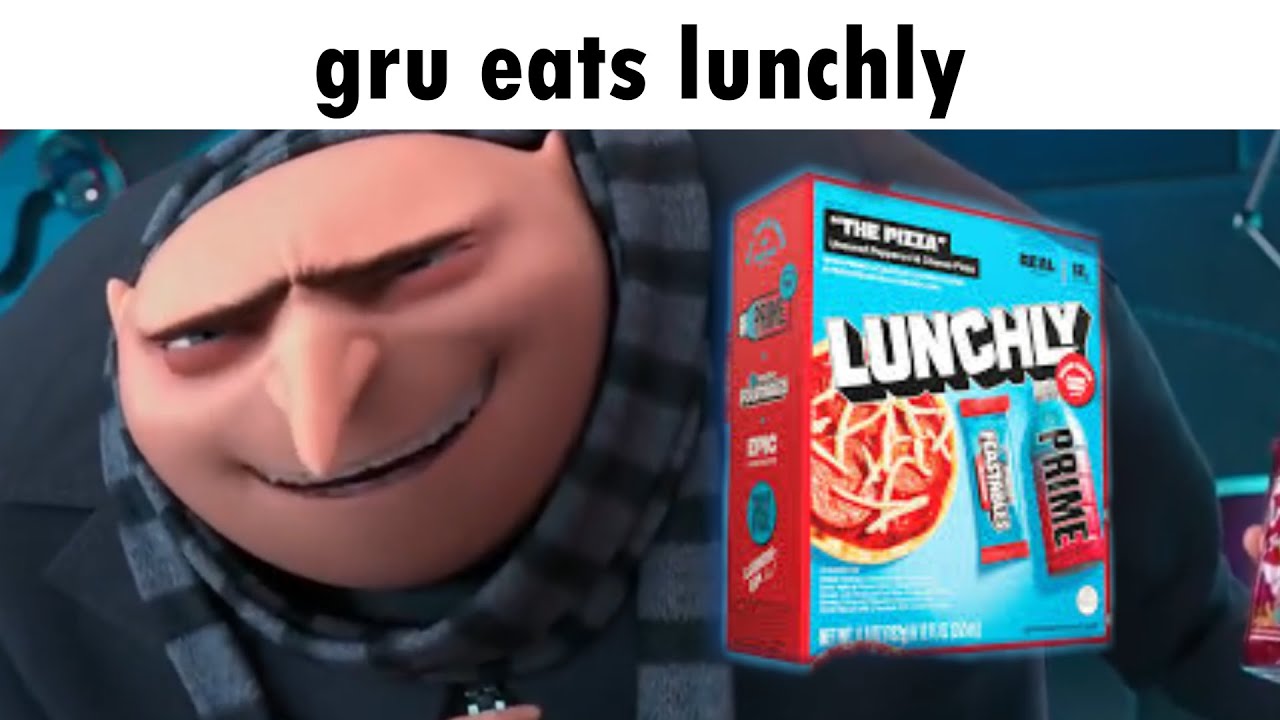 Gru eats lunchly - YouTube