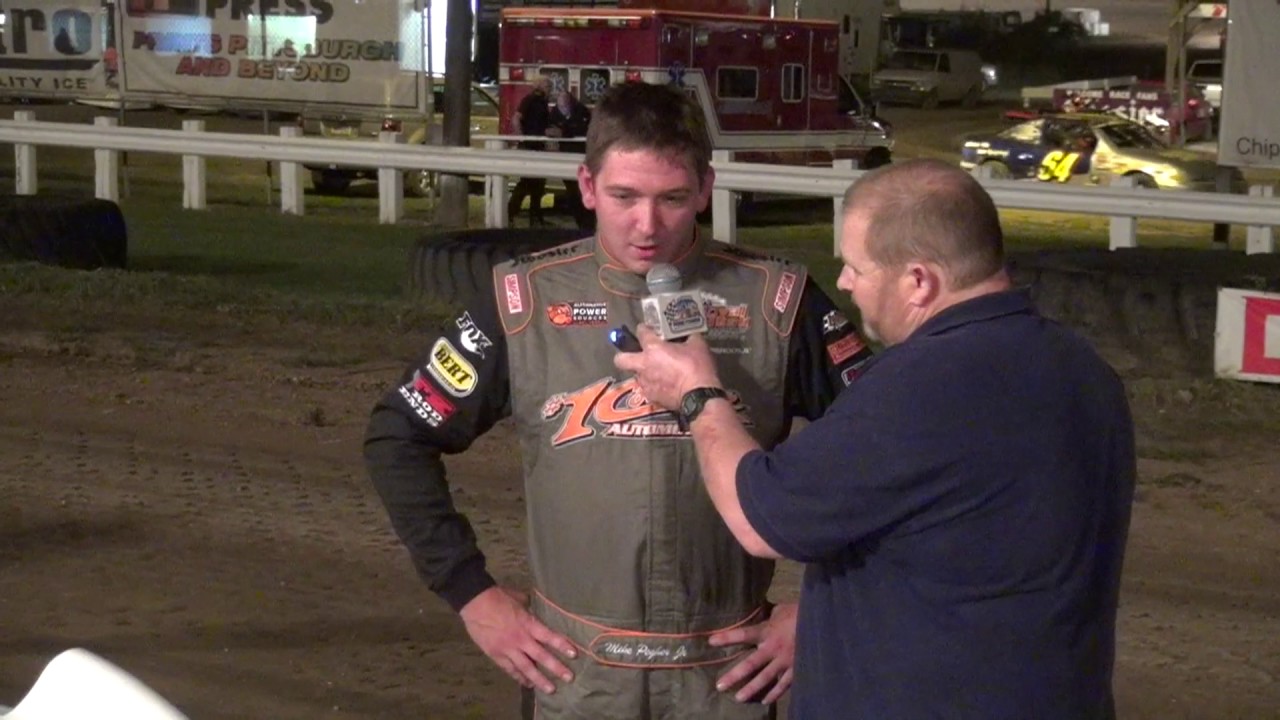 Mike Pegher, Jr. was a dominant winner in the RUSH Late Models. - YouTube