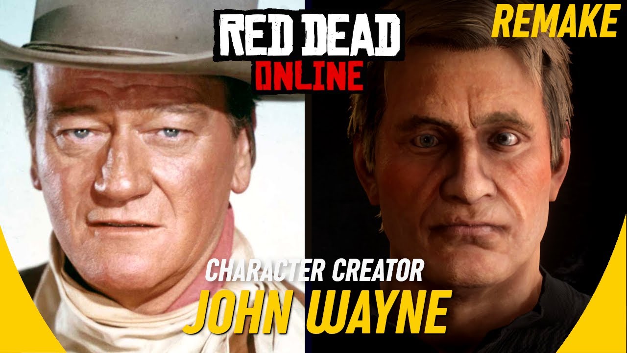 JOHN WAYNE: Character Creator (Remake) RDR2 The Duke - YouTube