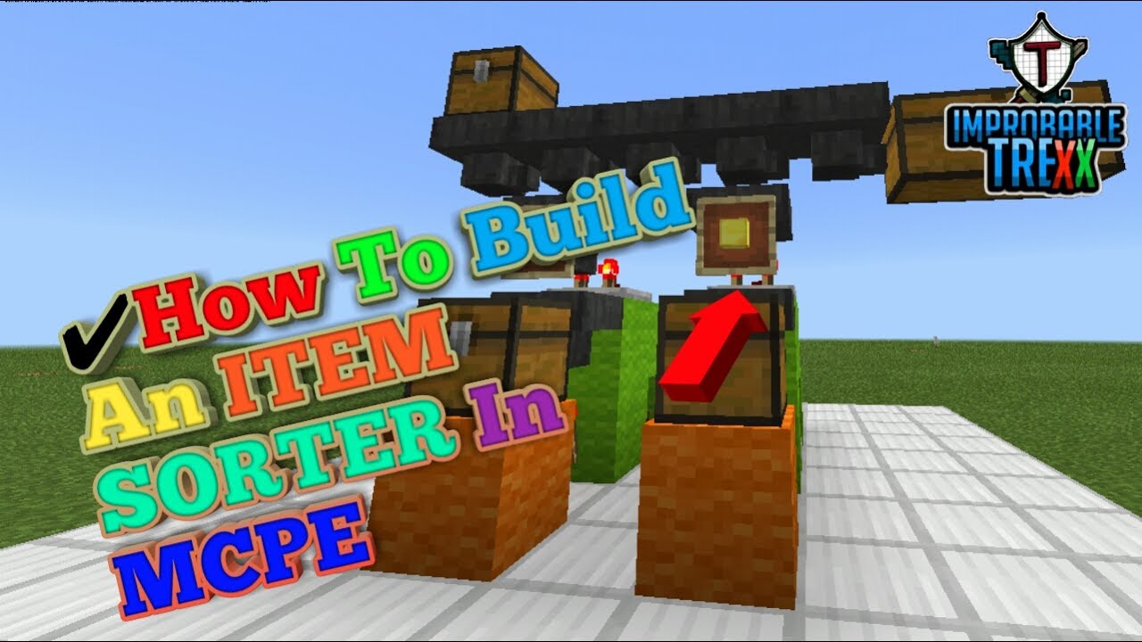 [Redstone] 1.2.0 How To Make An Item Sorter - YouTube