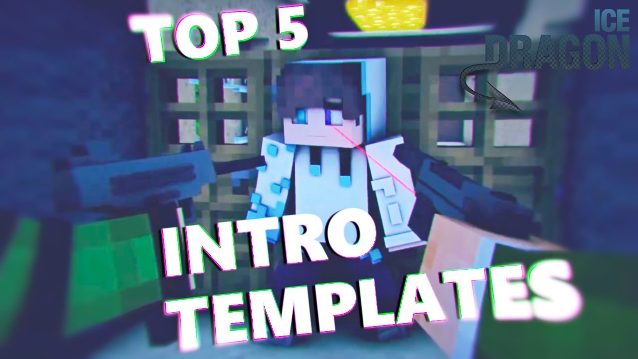 TOP 5 INTRO TEMPLATES [ MINE IMATOR / CINEMA4D ] MINECRAFT ANIMATIONS ...