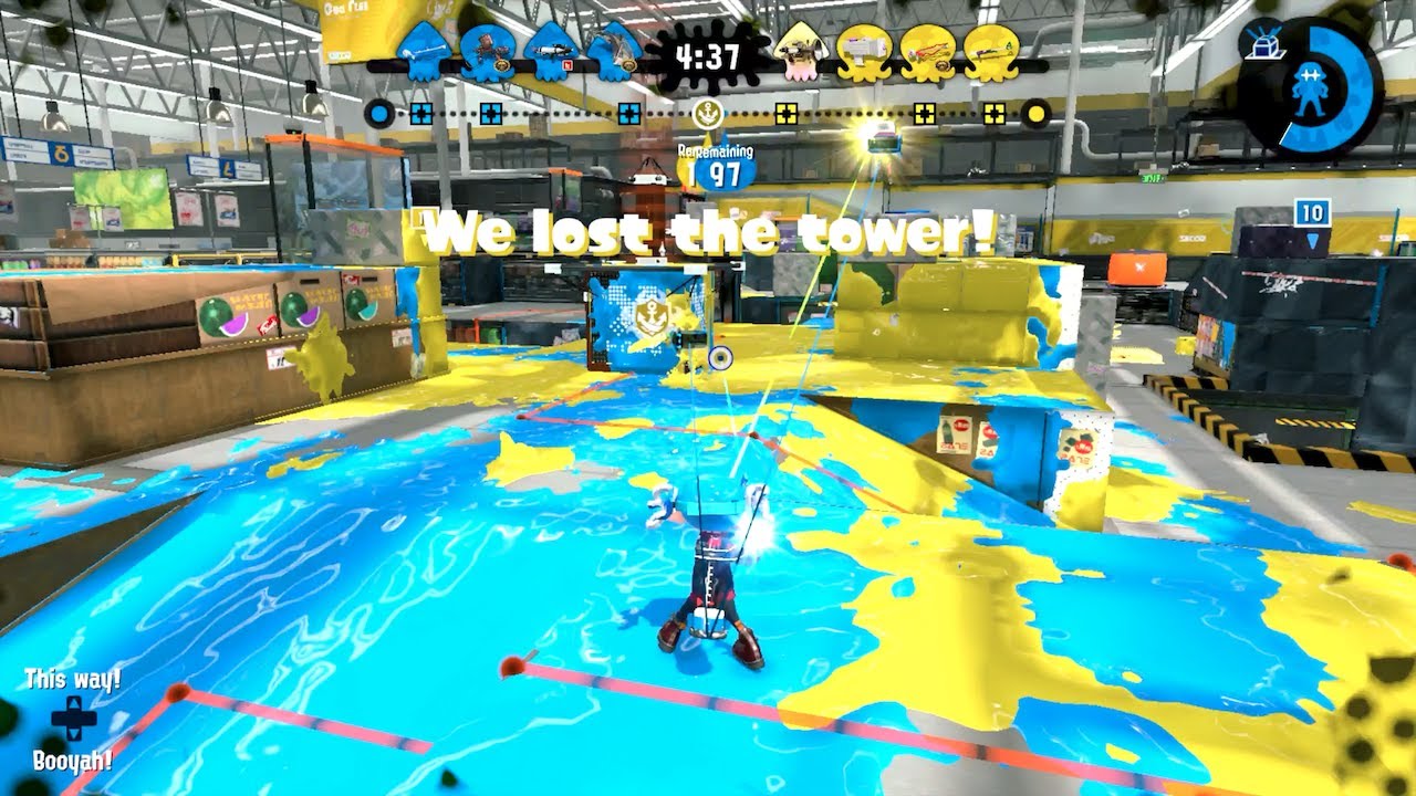 Splatoon 2: A desperate turn in Tower Control [15(4)-7, Classic ...