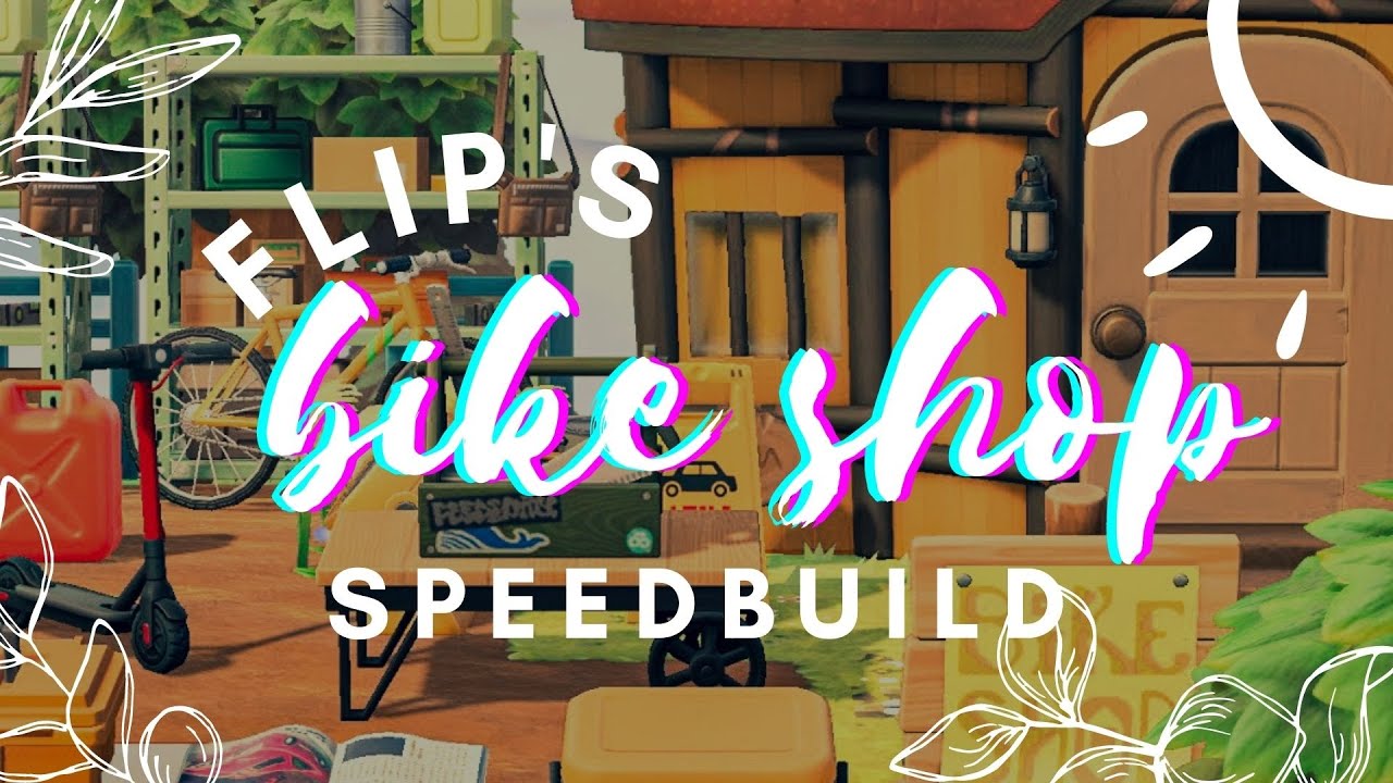 Bike Repair Workshop!! | Speedbuild | Animal Crossing: New Horizons ...