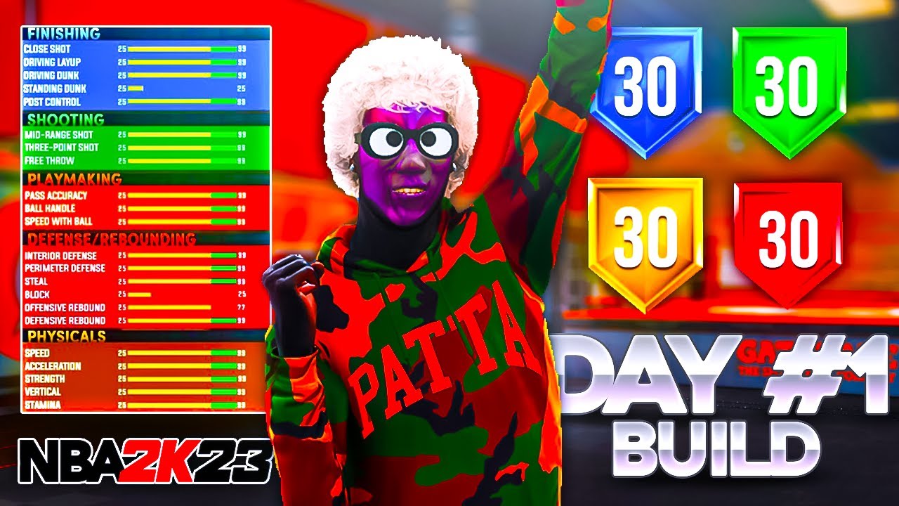 I TOOK MY FIRST EVER NBA 2K23 BUILD to STAGE! BEST OVERPOWERED 3-WAY ...