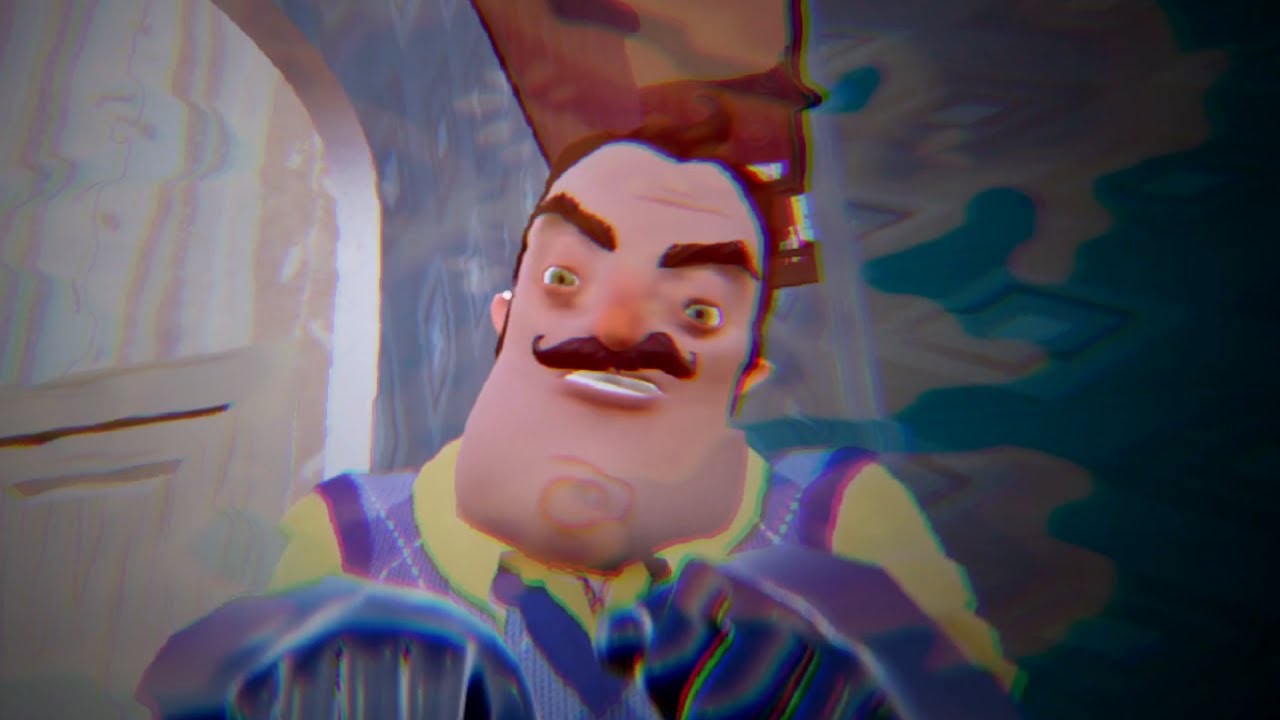 HELLO NEIGHBOR Breaking all windows in ACT 1 - YouTube