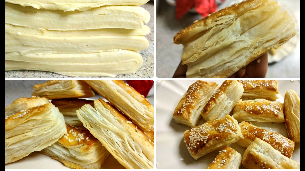 Homemade Perfect Puff Pastry Dough Recipe (Eggless)....Proffessional ...