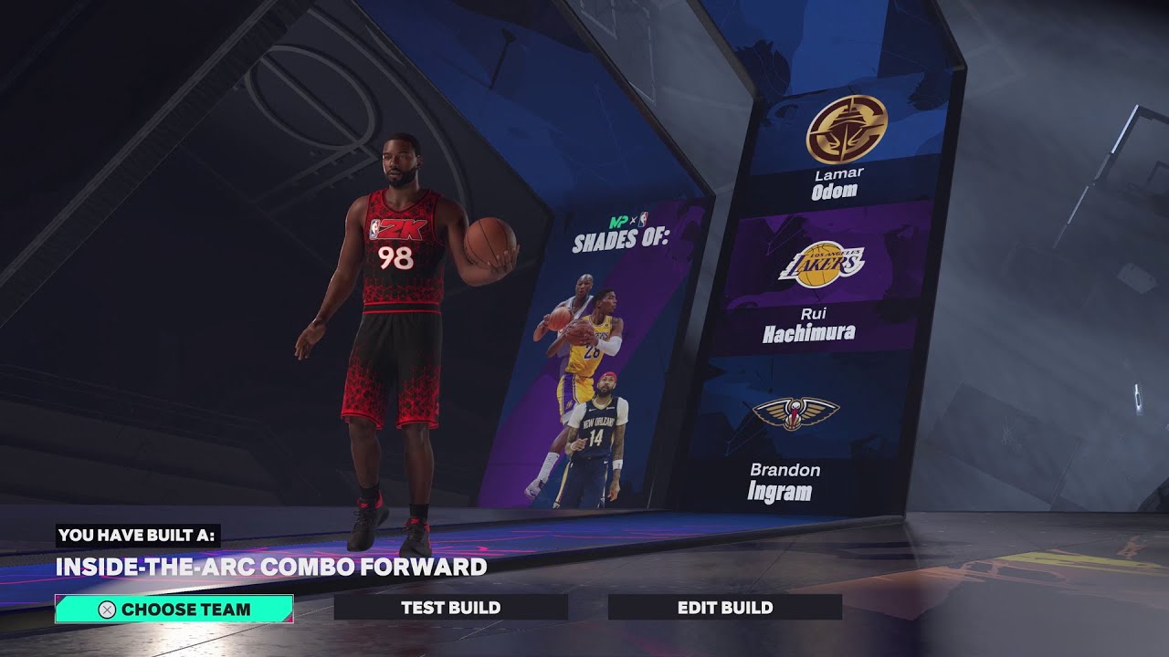 NBA 2K25 RARE BUILDS - INSIDE-THE-ARC COMBO FORWARD - YouTube